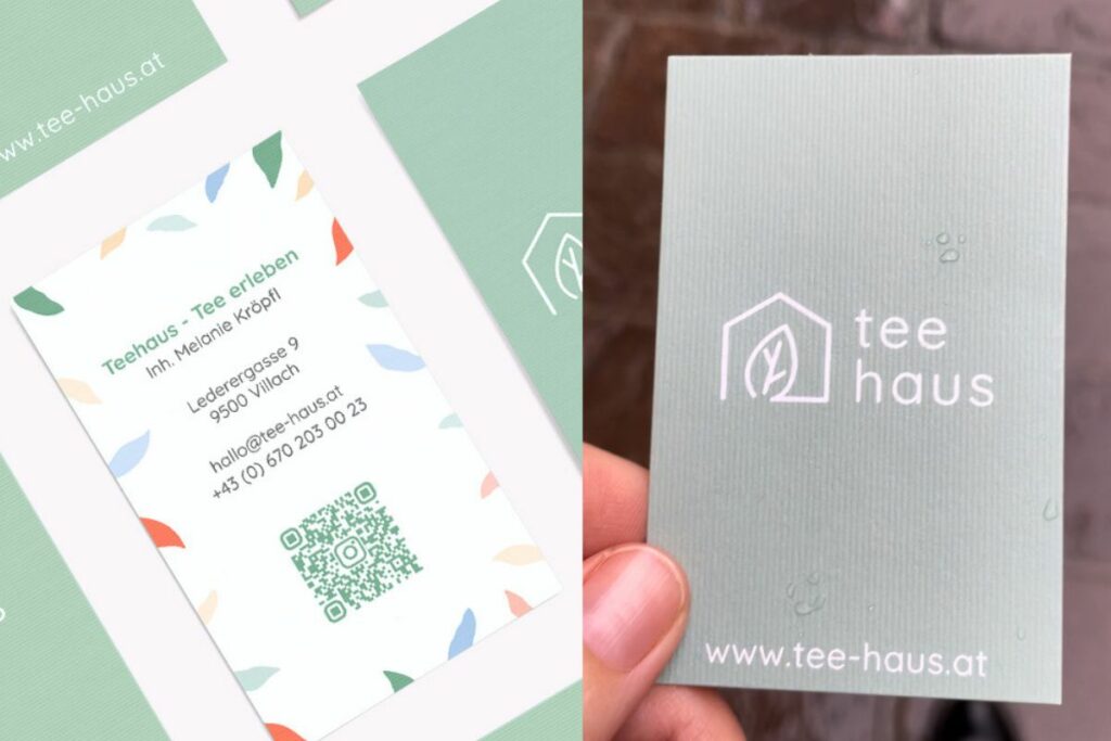 teehaus Villach Brand Design von KolibriDesign