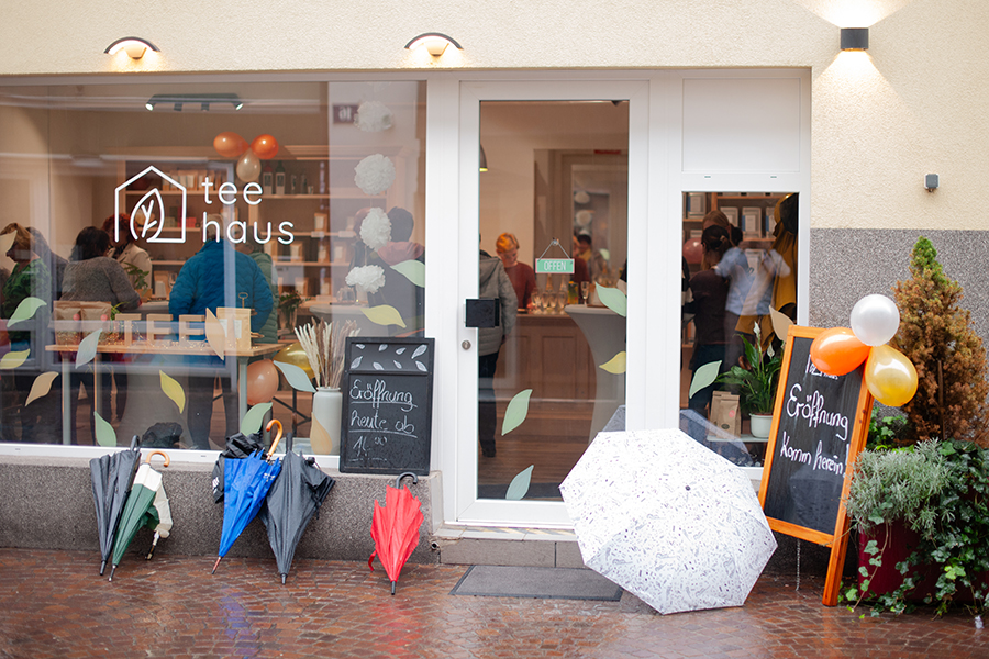 teehaus Villach Brand Design von KolibriDesign